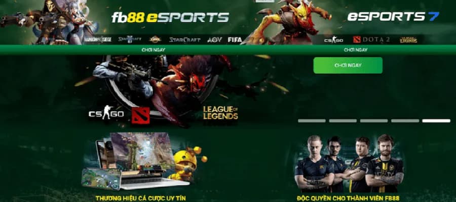 Esports FB88 - Đặc Điểm Và Các Tựa Game Ấn Tượng Tại Sảnh